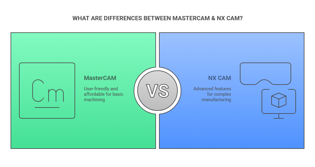 Mastercam vs NX CAM: Choosing the Right Software for You
